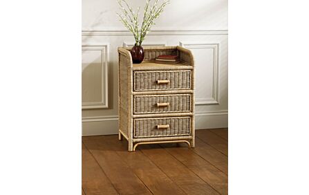 Cane Industries Storage Three Drawer Unit | JB Furniture